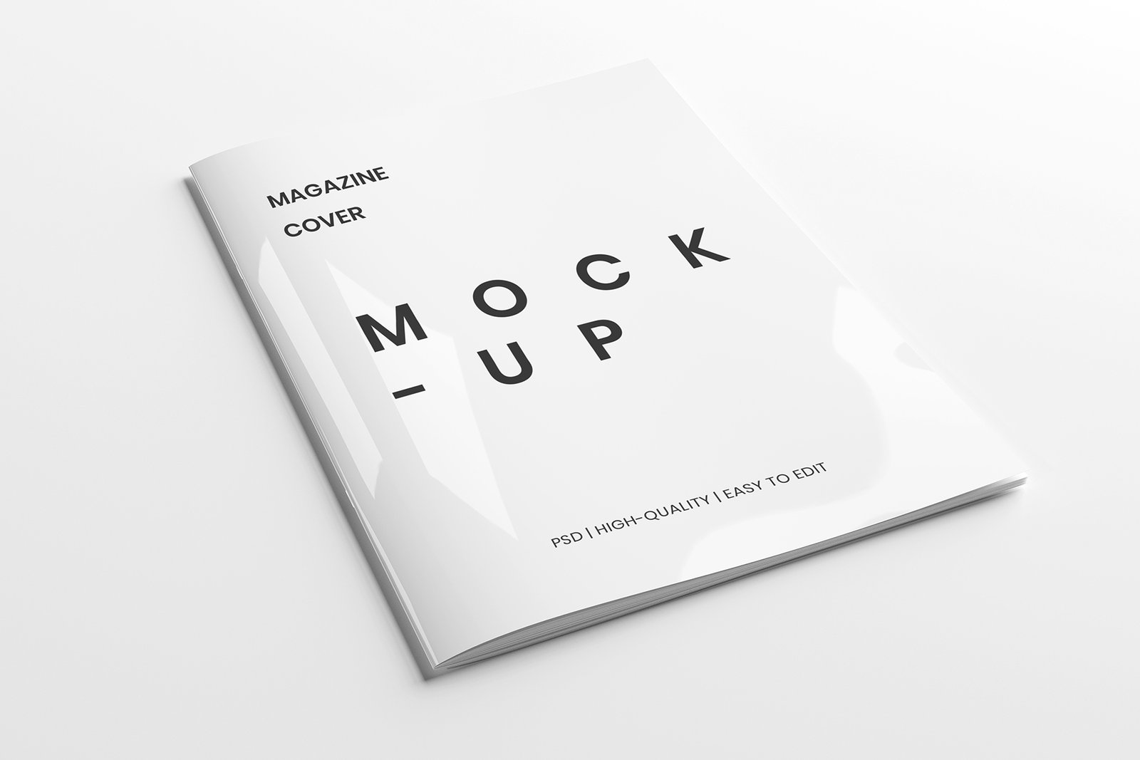 Realistic Magazine Cover Mockup GraphicXtreme